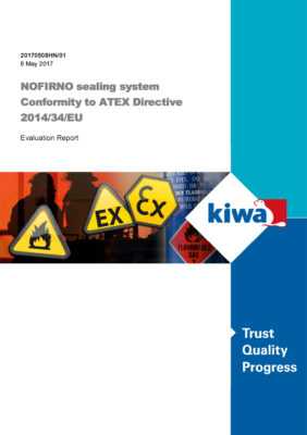 Kiwa tests NOFIRNO sealing system successfully for use in explosion ...